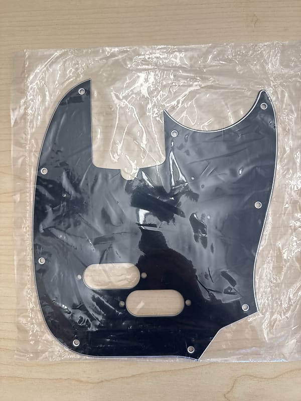 Fender JMJ Road Worn Mustang Bass Pickguard 2024 - Black | Reverb