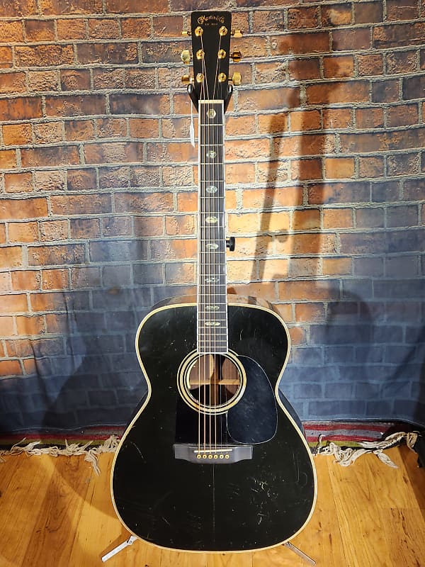 Vintage Martin J-40 1988 RARE Black-LR Baggs Pick Up-Martin | Reverb