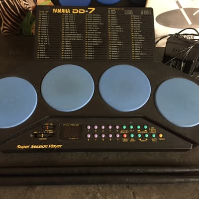 Yamaha DD-7 1990 great cheesy preset drum machine and pads | Reverb