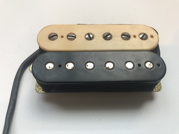 Dimarzio PAF Bridge Humbucker Pickup 1980's Zebra | Reverb