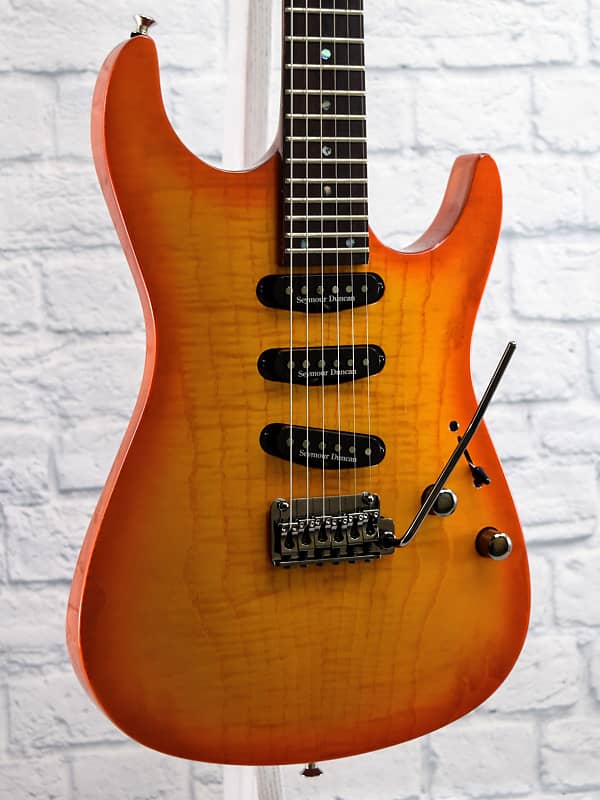 Fender Showmaster FSR - Cherry Burst- Nice Upgrades | Reverb