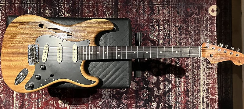 Thinline Strat with Musikraft Neck (stainless steel frets) | Reverb UK