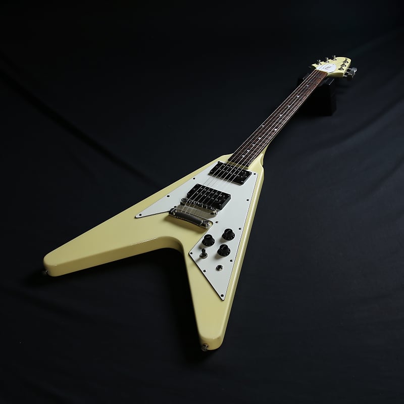 Greco Super Real FV60 Flying V 1983 White | Reverb