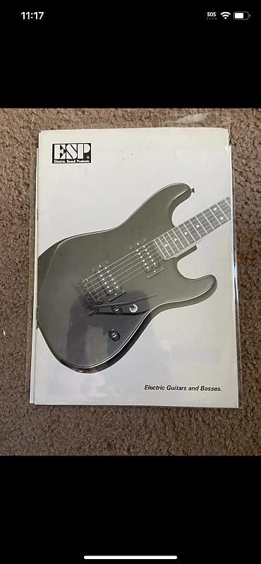 Rarest ESP catalog All 1984 | Reverb
