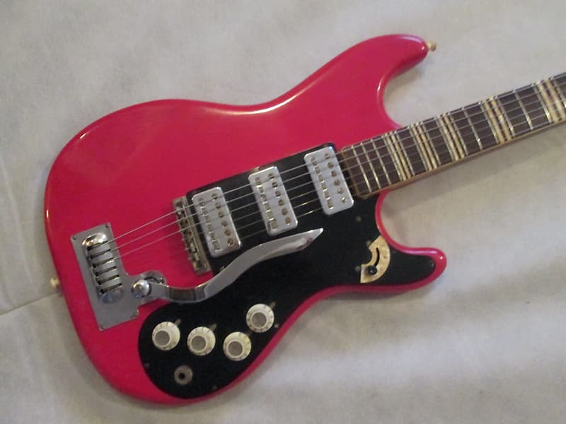 Hofner Super Solid Three c.1963 - red | Reverb