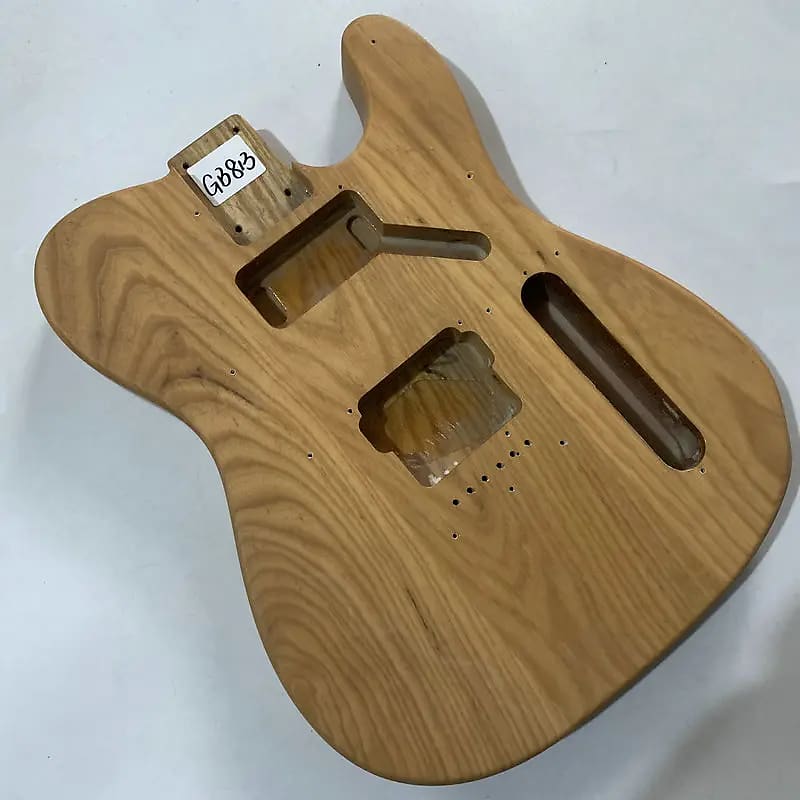 Ash Wood Telecaster Tele Style Guitar Body | Reverb