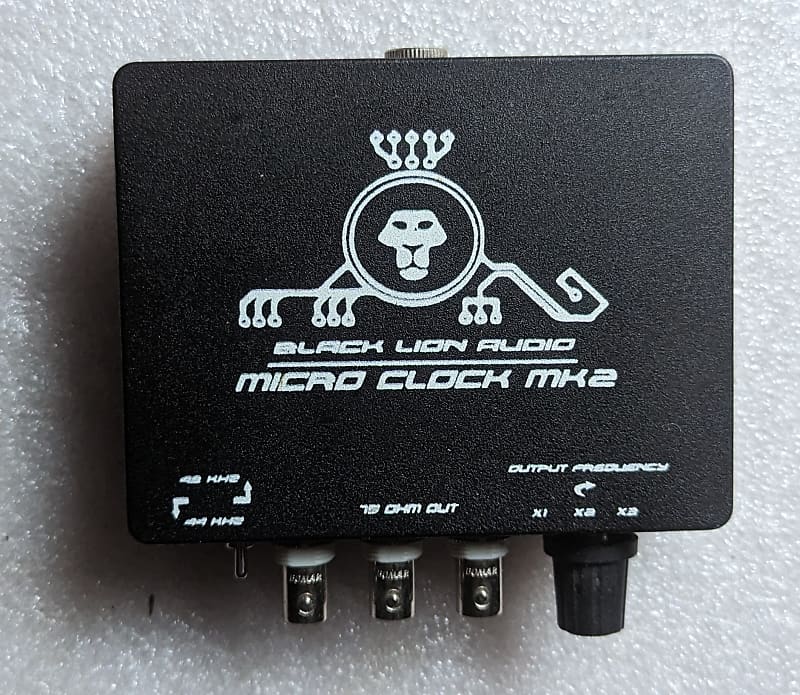 Black Lion Audio Micro Clock MK2 - Black | Reverb