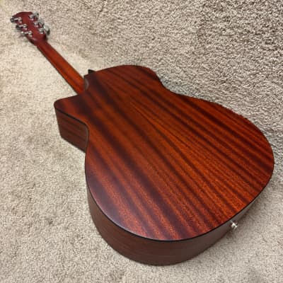 Eastman AC122-2CE Solid Cedar Top Cutaway Electric | Reverb