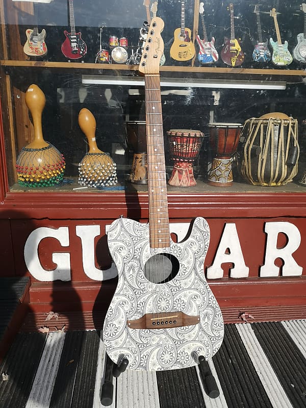 Fender Paisley Telecoustic 1990 Pattern Design | Reverb UK