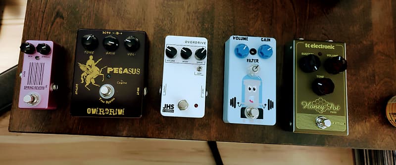 Overdrive/Fuzz/Reverb Pedals bundle | Reverb