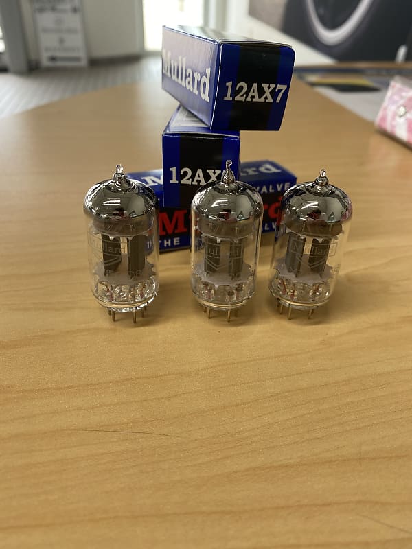 3x Mullard 12AX7/ECC83 long plate preamp tubes | Reverb