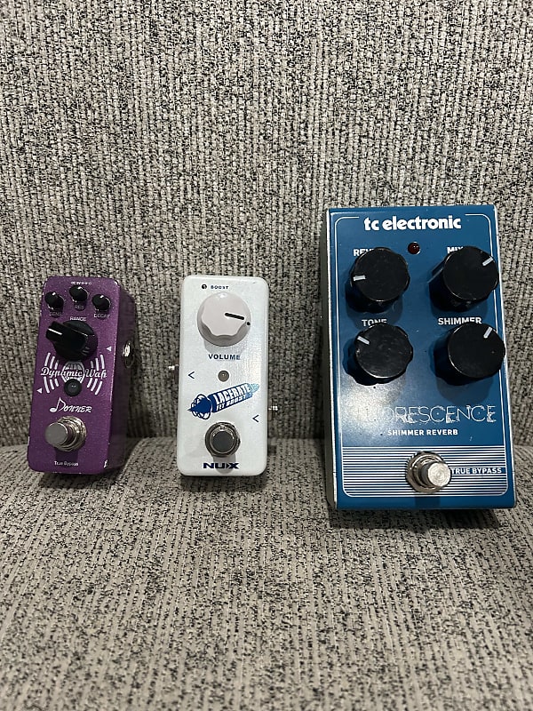 3 Pedals *FREE SHIPPING* Shimmer Reverb, Auto Wah & FET Boost | Reverb