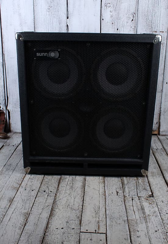 Sunn Amps 410H Speaker Cabinet 4 x 10 Electric Bass Guitar | Reverb