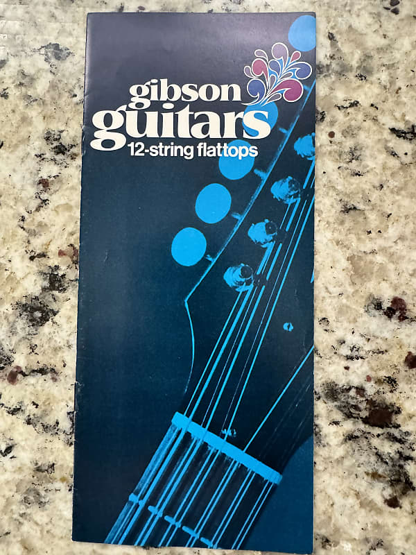 Gibson 12 String Flattop Catalog 1970 Artist 12 Blue Ridge | Reverb