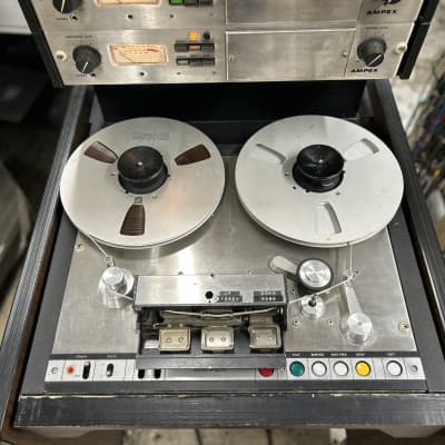 Ampex 440 1/2 track stereo Reel to Reel Tape Deck- SERVICED! | Reverb