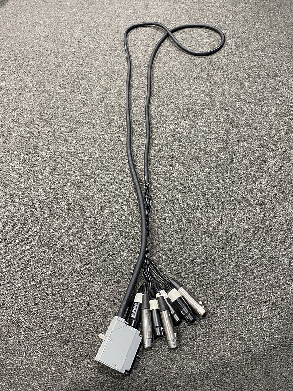 Mogami 8 pair Adat input snake 90s Black | Reverb