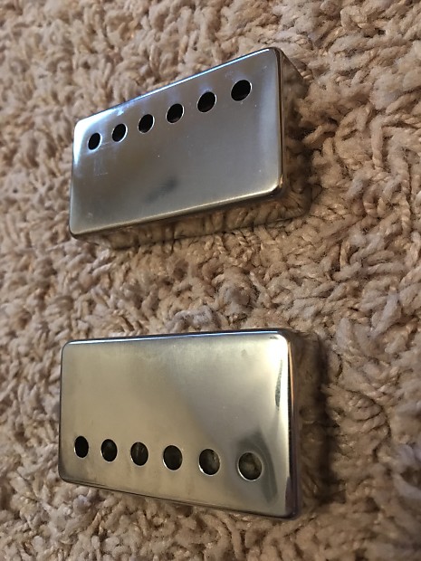 2017 Gibson Reissue '59 Les Paul Custom Bucker Pickup Covers | Reverb