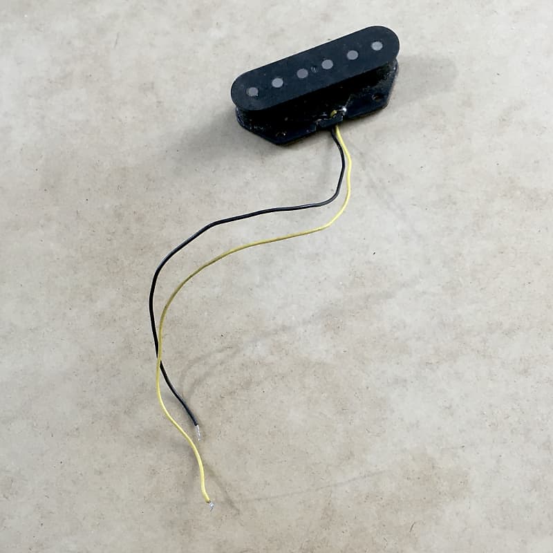 Vintage Fender Electric Guitar Bridge Flat Pole Pickup Tele | Reverb