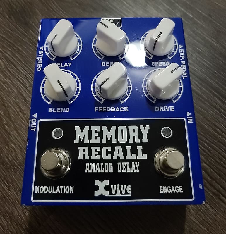 Xvive Memory Recall Analog Delay (Howard Davis DMM Deluxe | Reverb
