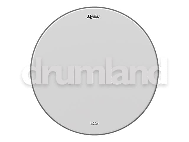 Rogers 20" Coated Bass Drum Head w/ Small Logo | Reverb