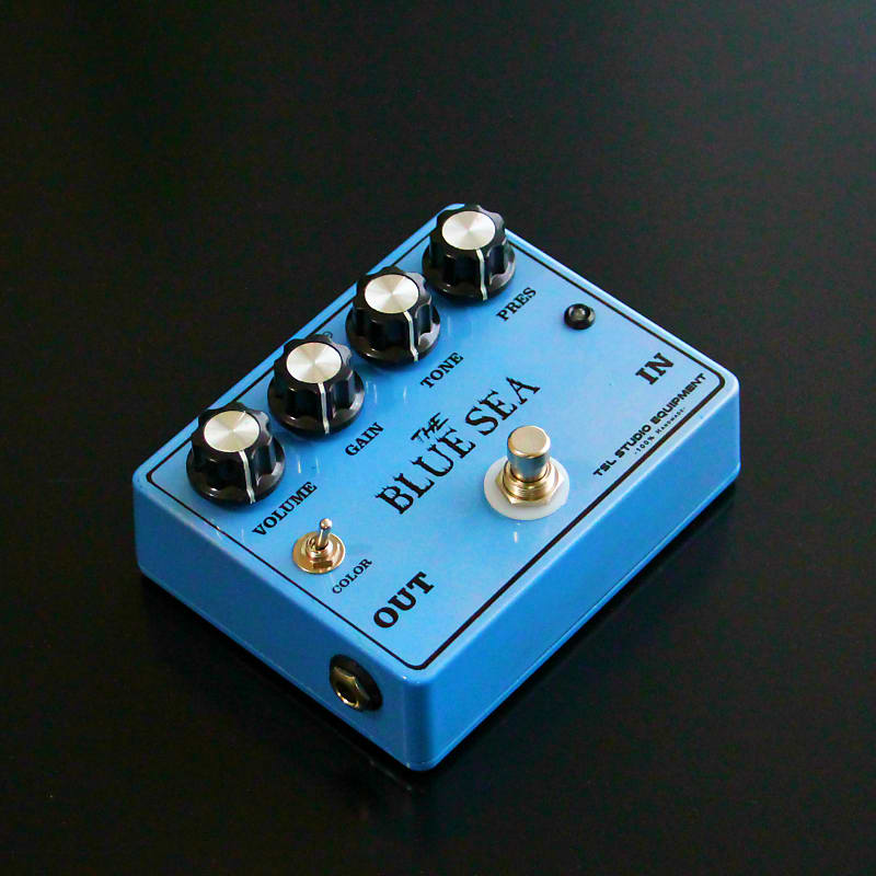 The Blue Sea Boutique Distortion guitar pedal Blues Marshall | Reverb