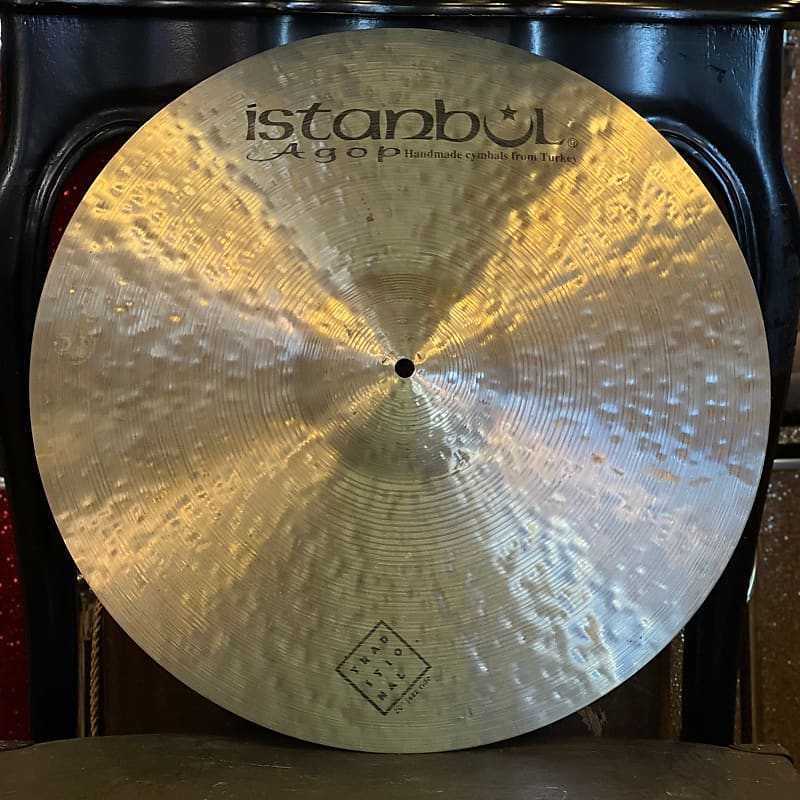 USED Istanbul Agop 20" Traditional Jazz Ride Cymbal - 1735g | Reverb