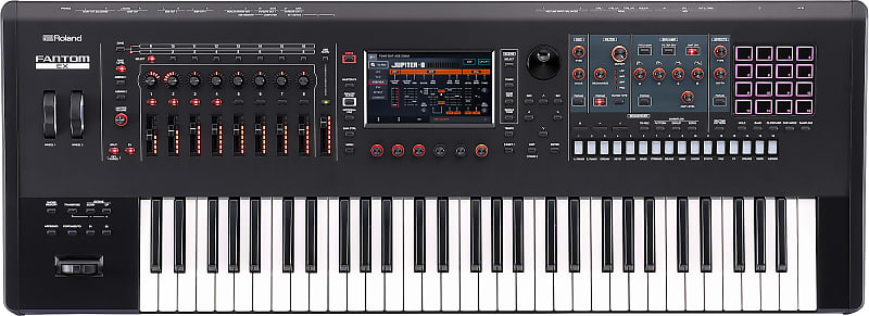 Roland Fantom 6 Ex 61 Key Workstation Keyboard Reverb