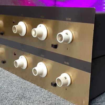 Vintage Dynaco 2 x PAM-1 + DSC-1 Dynakit Stereo Tube Preamp | Reverb