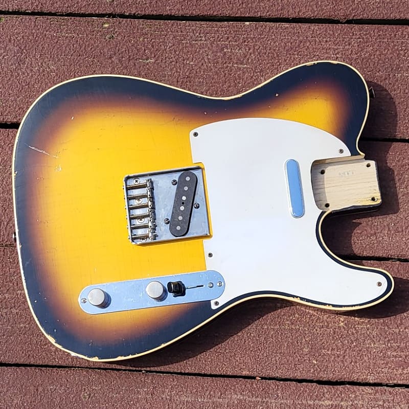 2018 MJT Tele Custom loaded Body 2-tone Sunburst Peter | Reverb UK