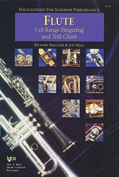 Flute Fingering and Trill Chart | Reverb