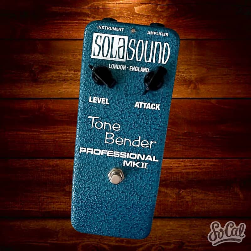 Sola Sound Tone Bender Professional MKII “Royal Blue Hammer” | Reverb