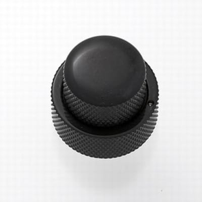 Stacked Concentric Knob For Guitar & Bass - CHROME/BLACK | Reverb
