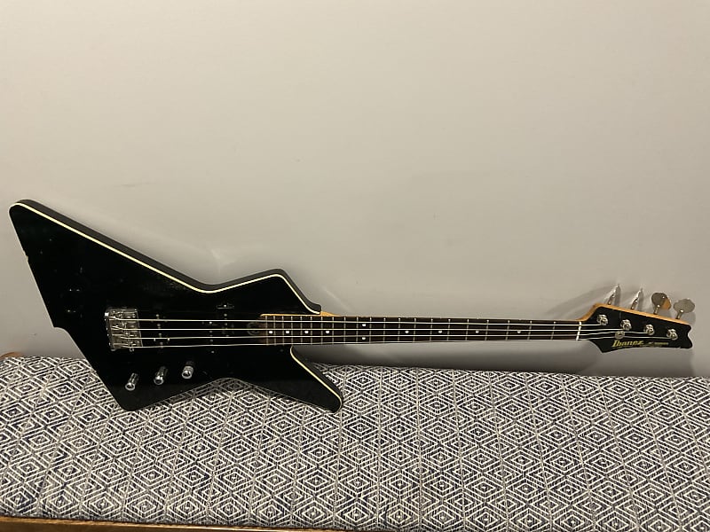 Ibanez X Series 1983 - Black Destroyer Bass Guitar | Reverb