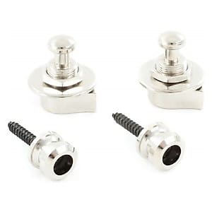 Grover Strap Locks (Set of 2) ~ Chrome | Reverb