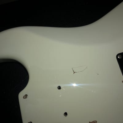 Squier Stratocaster white guitar body | Reverb
