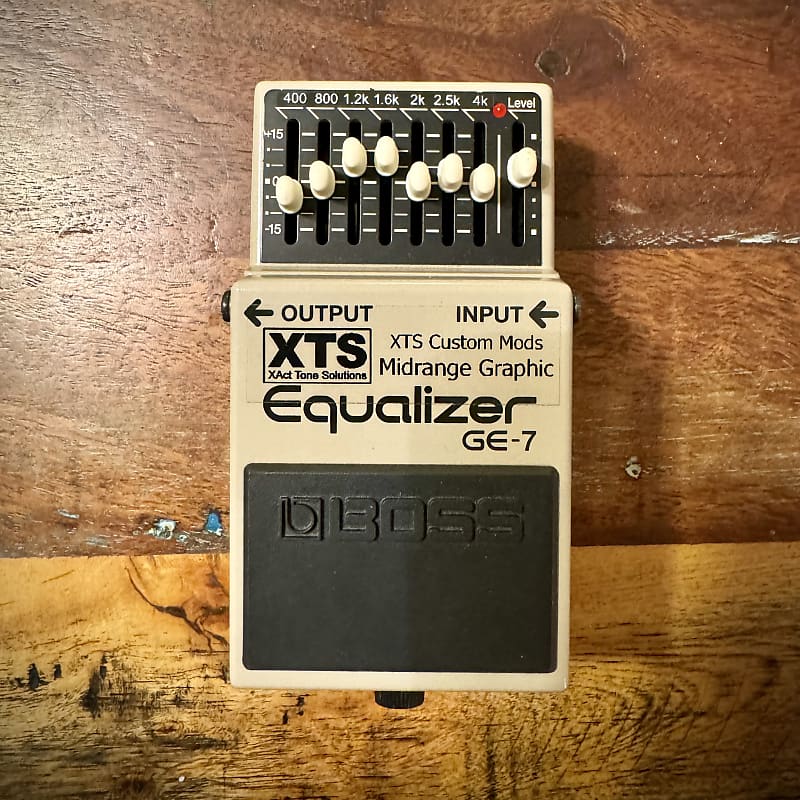 XTS Boss GE-7 Graphic EQ with Midrange Mod | Reverb