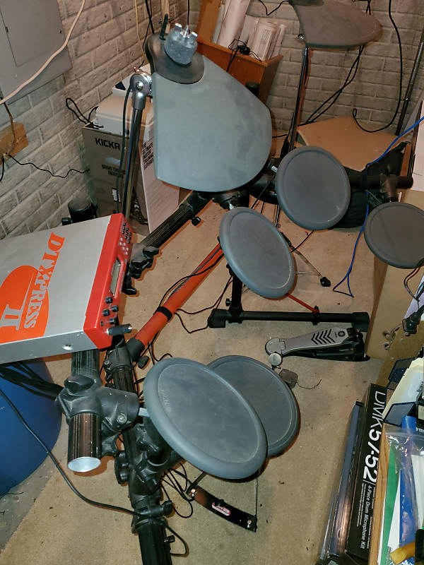 Yamaha DTXpress II Electronic Drum Set 2010s Black | Reverb