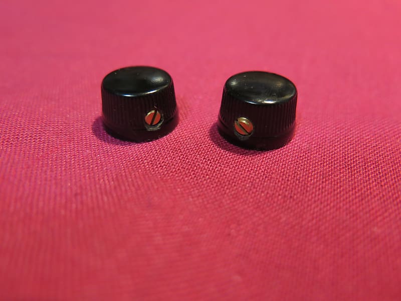vintage 1950's Dakaware cupcake knobs for Silvertone Harmony | Reverb