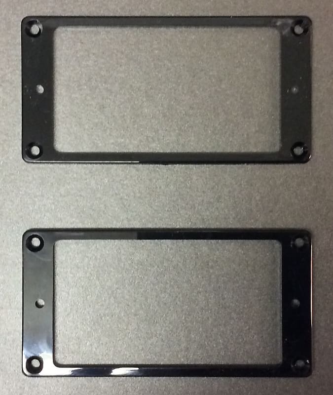 Mighty Mite Plastic Humbucker Pickup Rings in Black | Reverb Australia