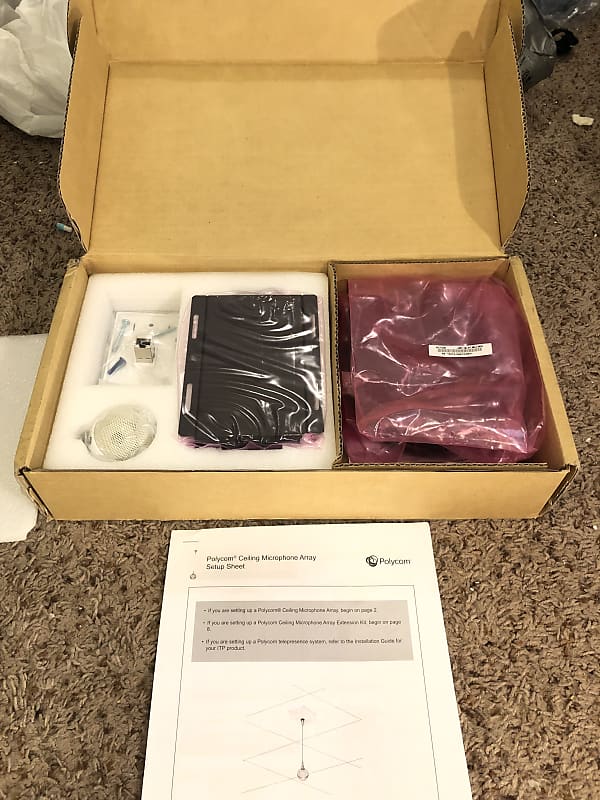 Poly Ceiling Microphone Array 2200-23809-002 White 2021 | Reverb