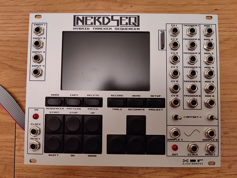 XOR Electronics NERDSEQ - Silver W/ IO Expander | Reverb