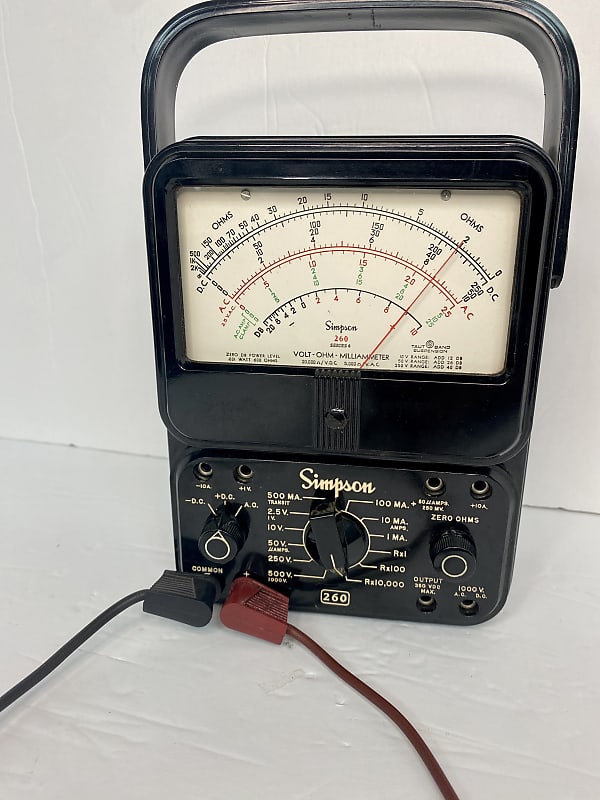 Simpson 260 Series-6 Volt Ohm Milliammeters Analog | Reverb