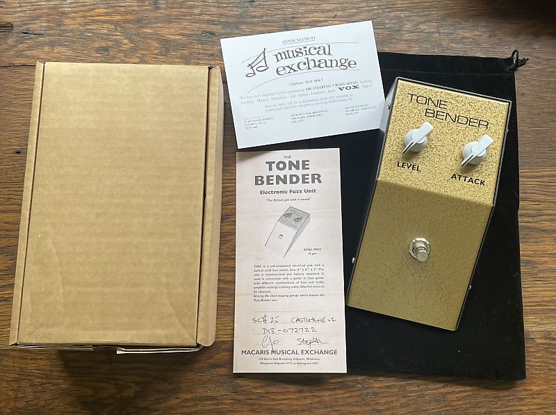 Original Sola Sound Mk1 Tone Bender Stu Castledine V2 2022 | Reverb UK