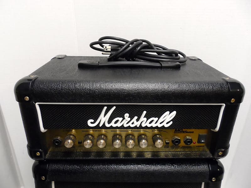 Marshall MG15MSII MG15 MSII LEAD MG 15 Watt Guitar Head Cab | Reverb