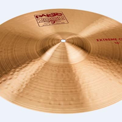 Paiste 2002 18" Giga Bell Ride Cymbal/Red-White | Reverb