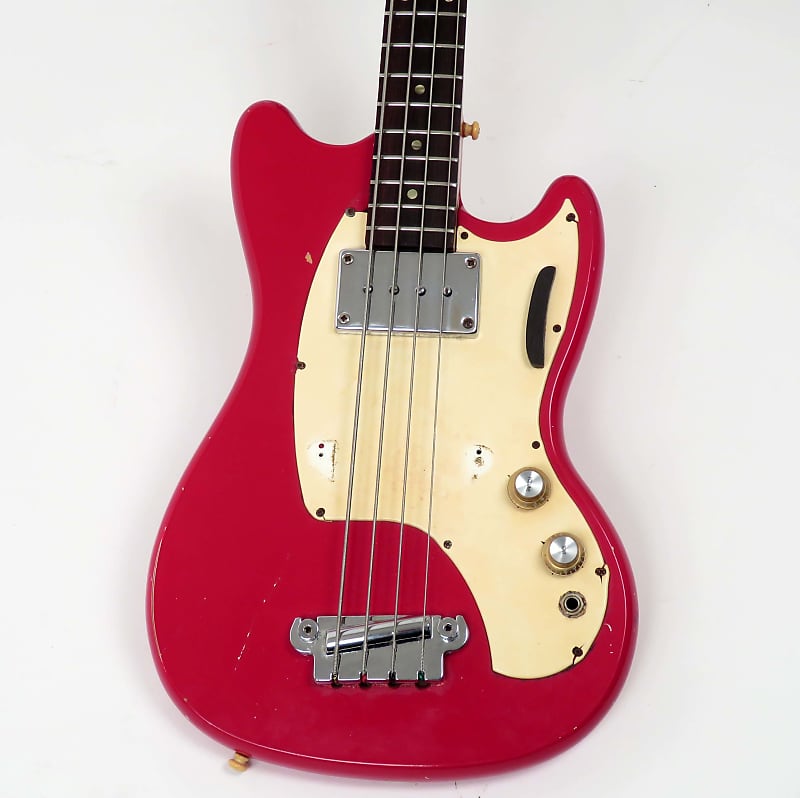 1968 Kalamazoo Gibson KB-1 Bass - Red - EB0 Pickup | Reverb