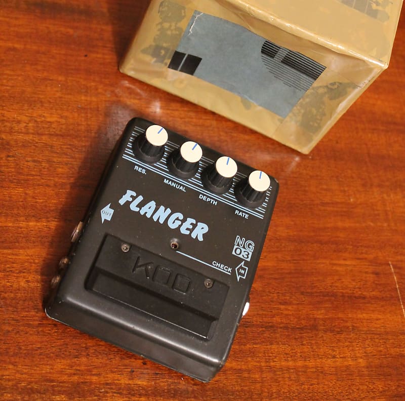 Vintage KOD NG03 Flanger 1980s effects pedal with orig. box! | Reverb