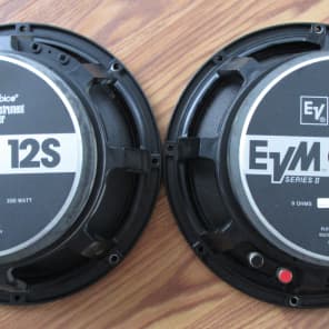 Pair of ‘90s EV Electro Voice EVM-12S Series 2 II Speakers, | Reverb