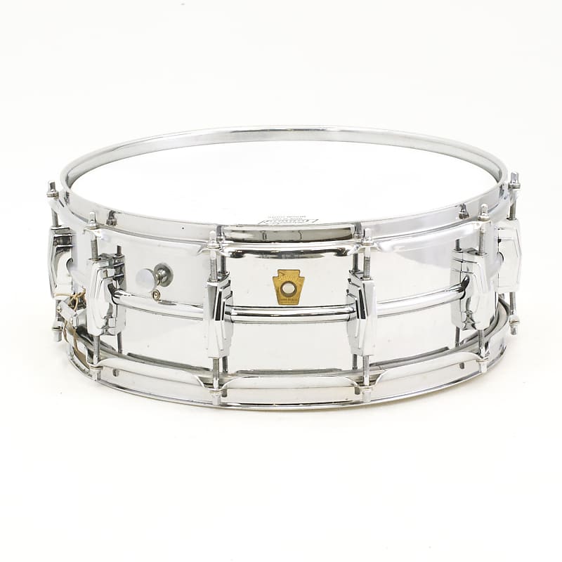 Ludwig No. 400 Super-Ludwig 5x14" Chrome Over Brass Snare | Reverb
