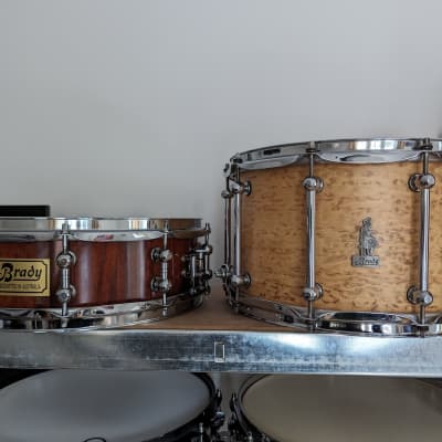 2 Brady snare (jarrah block and ply) | Reverb